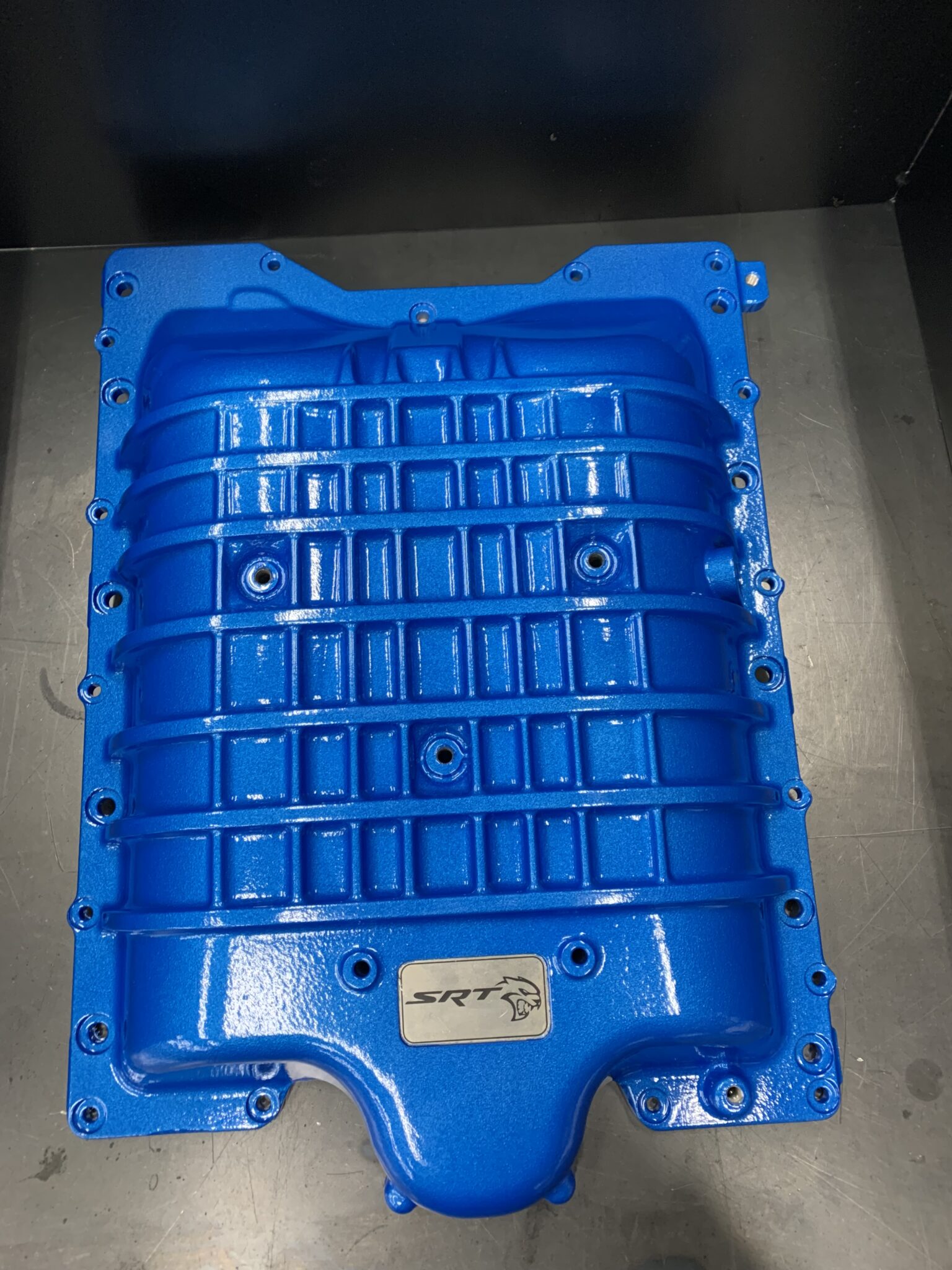 Hellcat Blower Lid Powdercoating - JMB Performance & Powdercoat