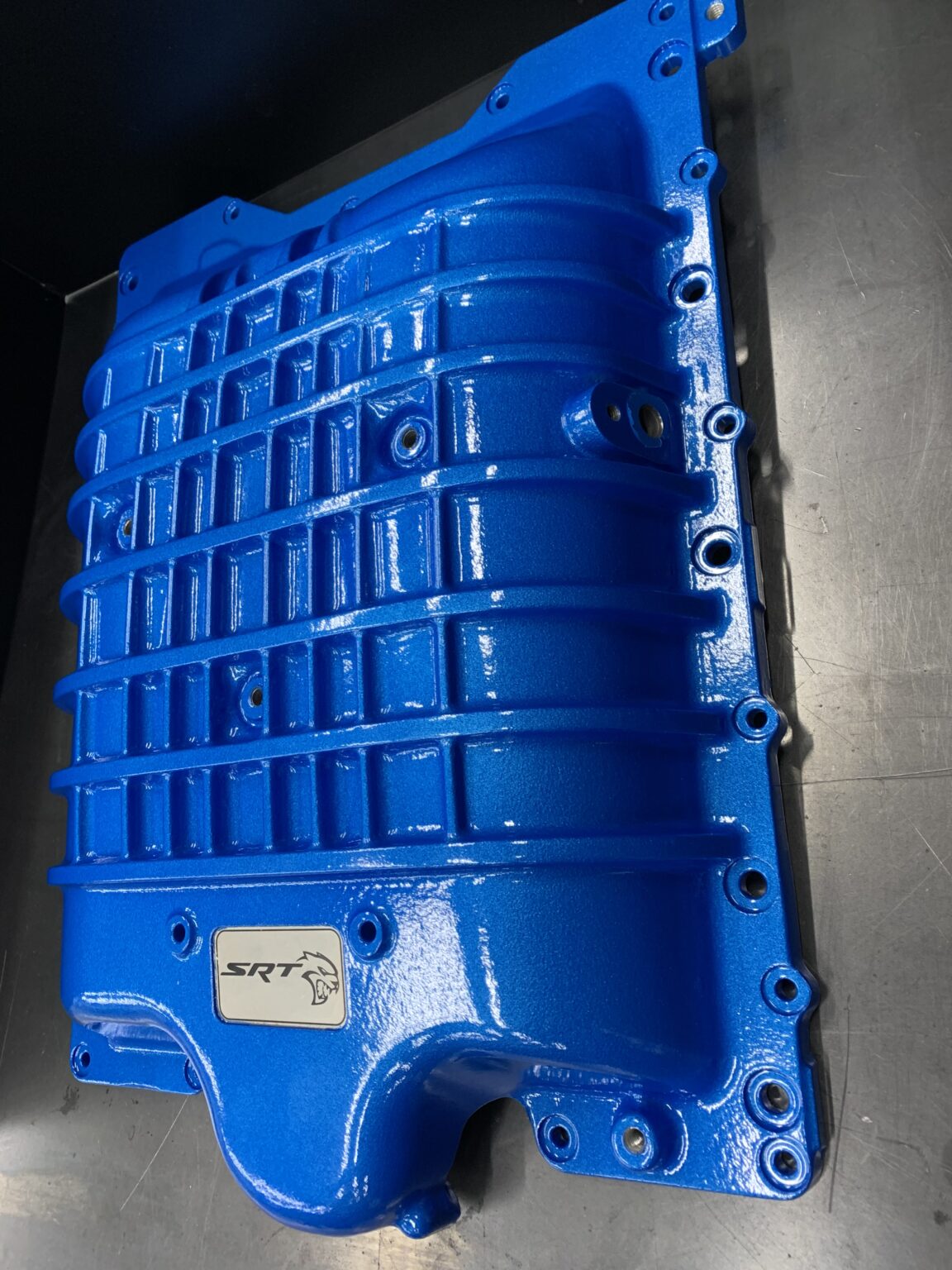 Hellcat Blower Lid Powdercoating - JMB Performance & Powdercoat