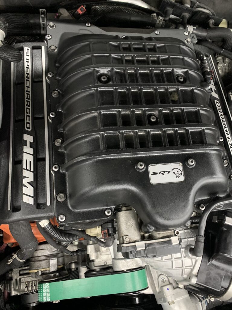 Hellcat Blower Lid Powdercoating - JMB Performance & Powdercoat