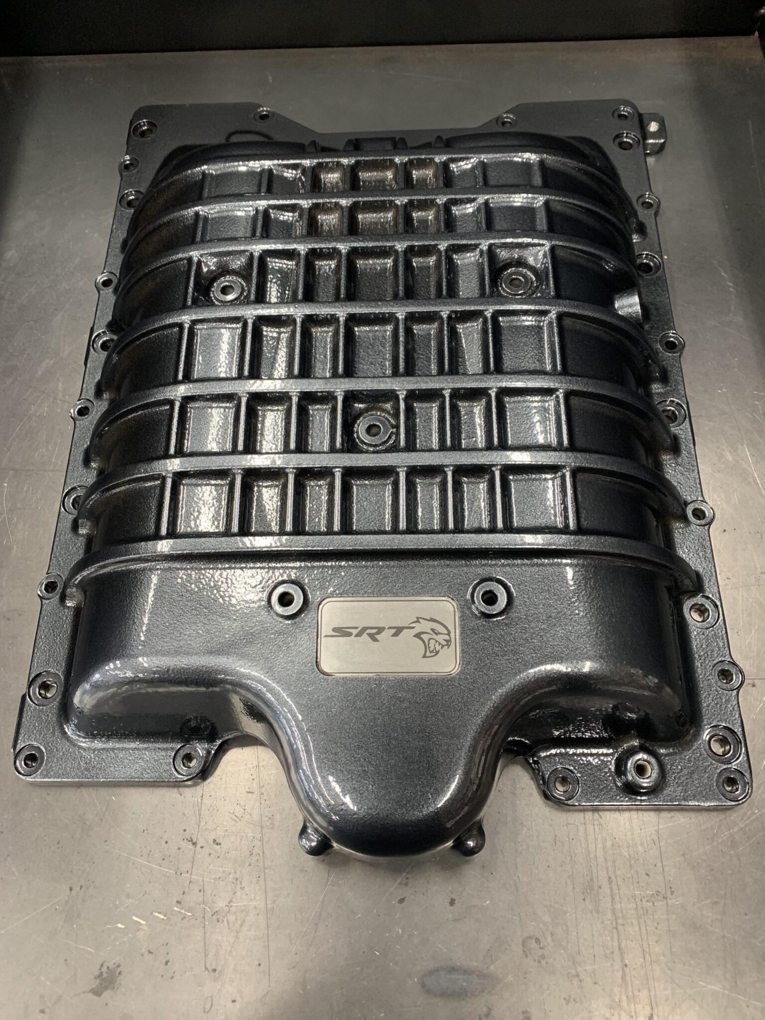 Hellcat Blower Lid Powdercoating - JMB Performance & Powdercoat