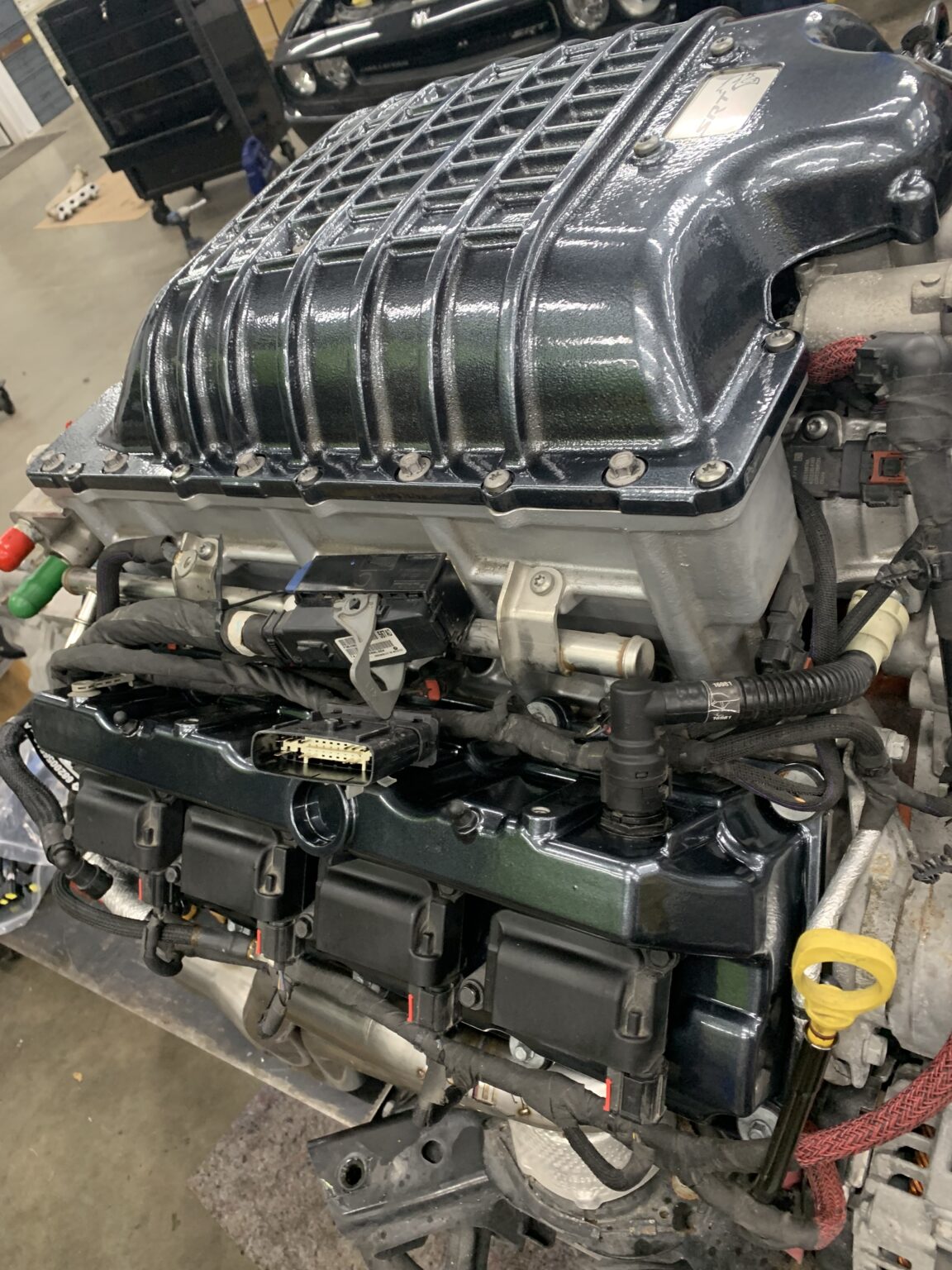 Hellcat Blower Lid Powdercoating - JMB Performance & Powdercoat